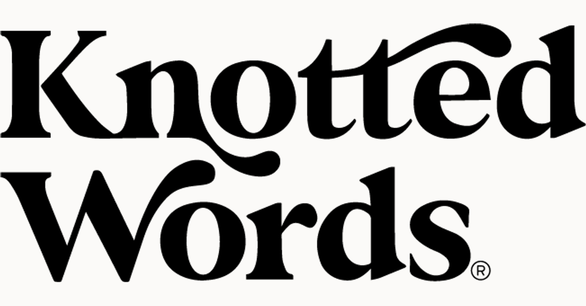 Unique 100% Silk Scarves – Knotted Words